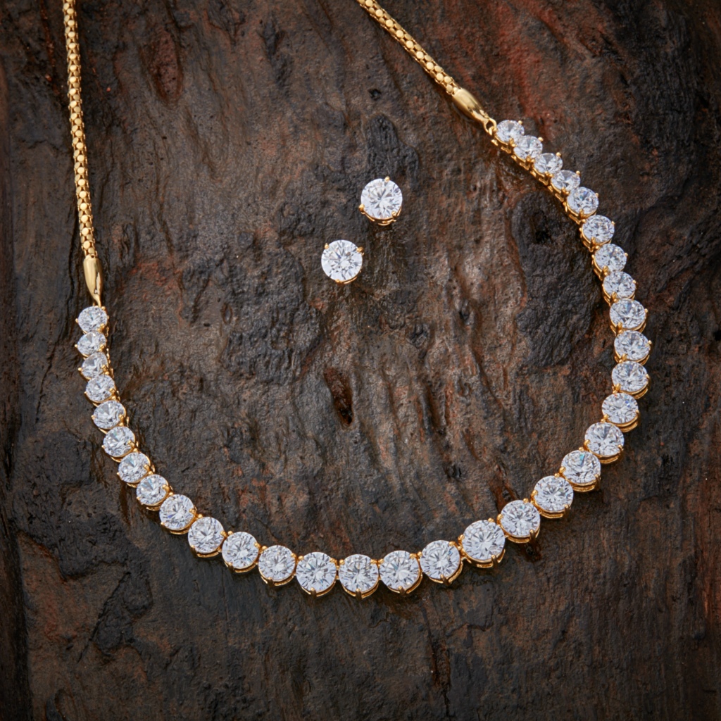 Silver Necklace for Women | Exquisite Silver Necklace Set Designs
