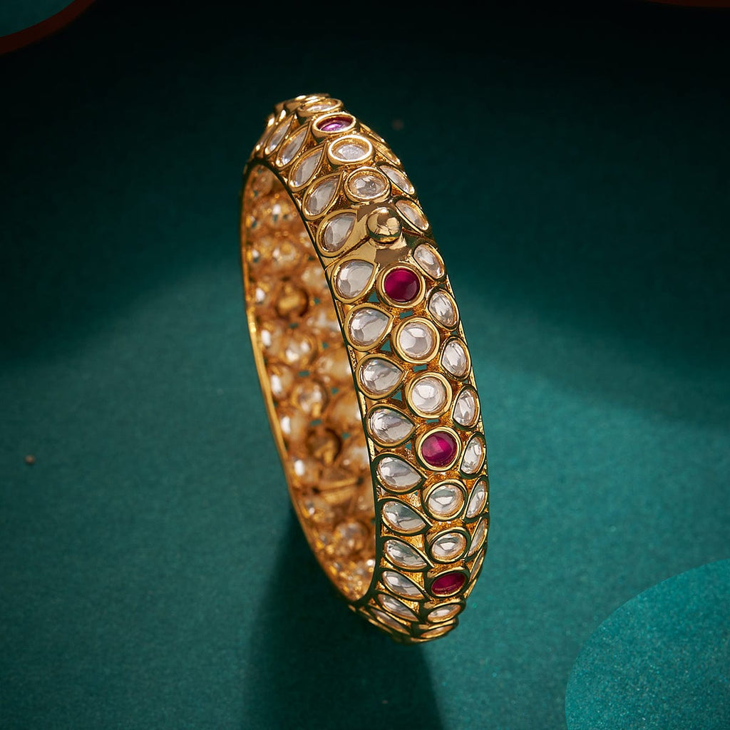 Regal Kundan Bangles Set | Discover New Kundan Bangles Designs