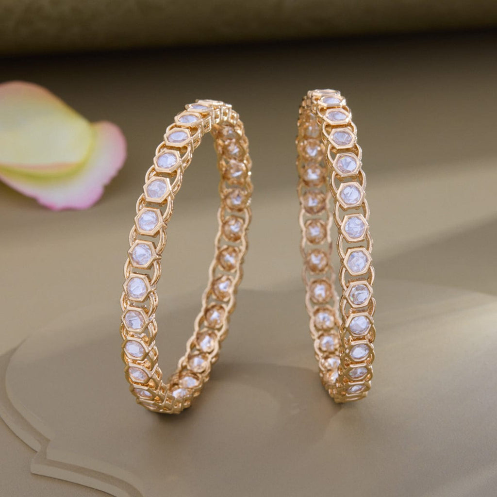 Regal Kundan Bangles Set | Discover New Kundan Bangles Designs