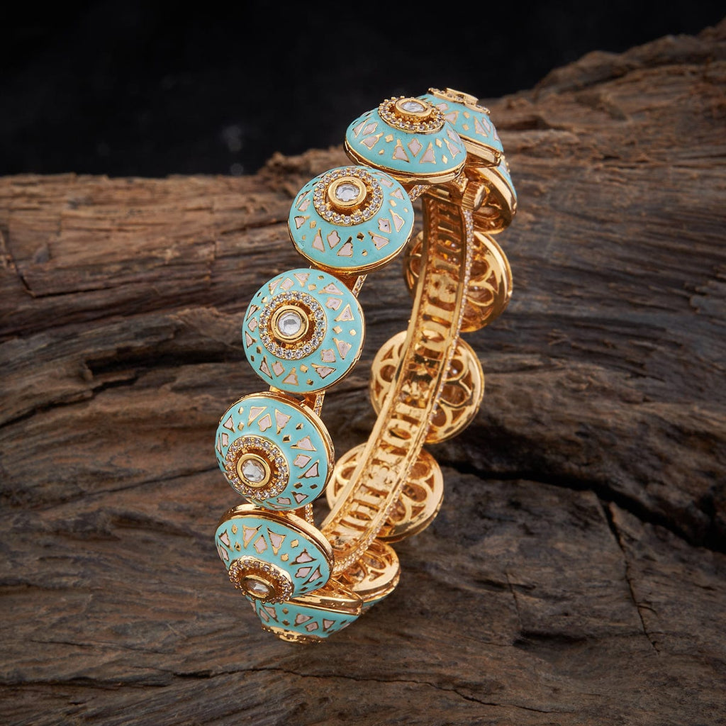 Regal Kundan Bangles Set | Discover New Kundan Bangles Designs