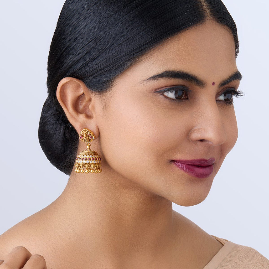 Silver Temple Earring 161863