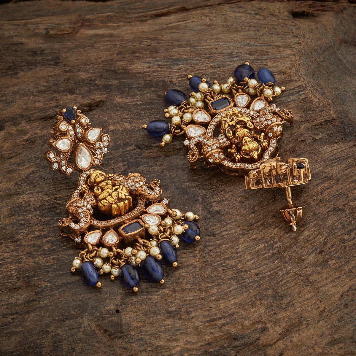 Silver Temple Earring 162693