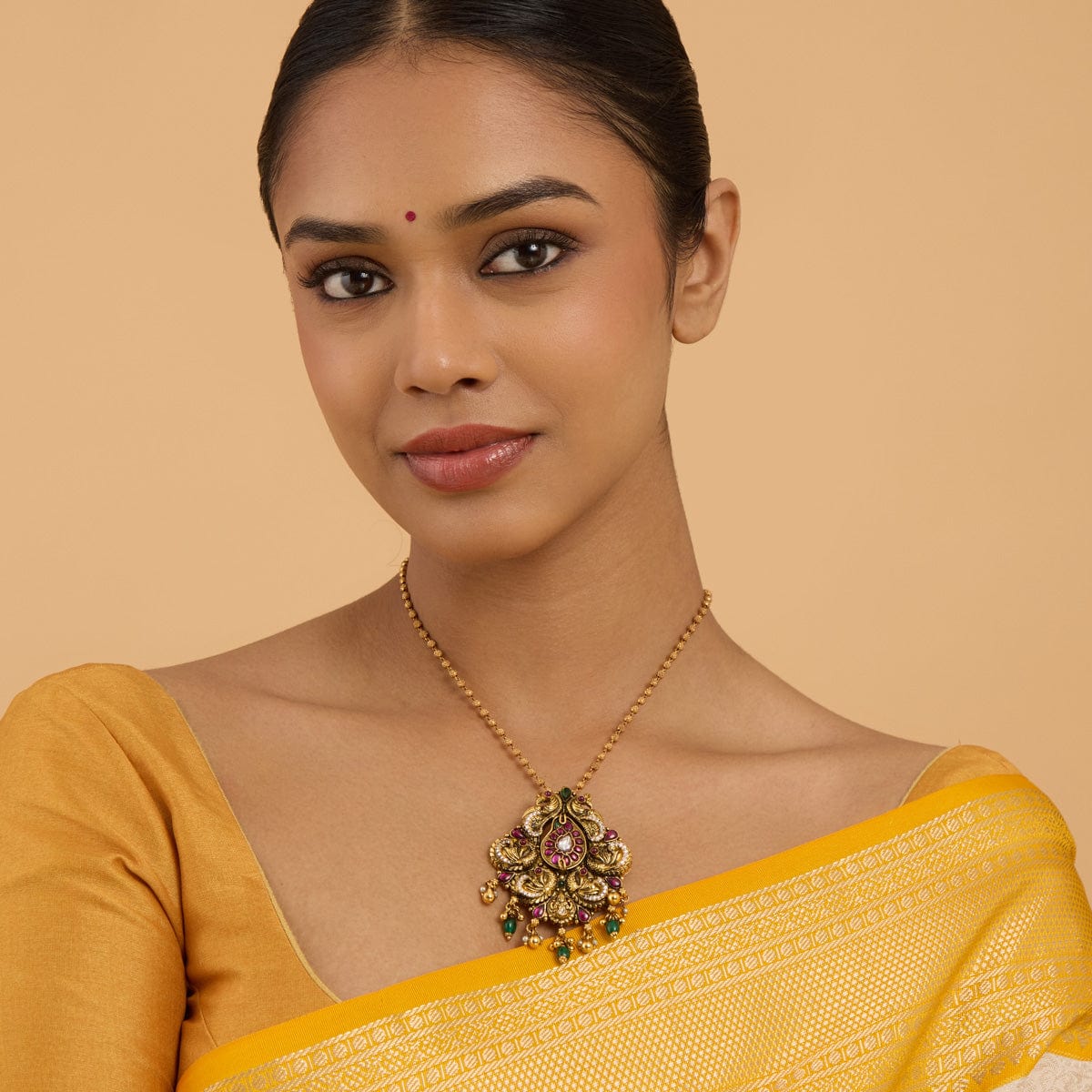 Silver Temple Pendant 170067