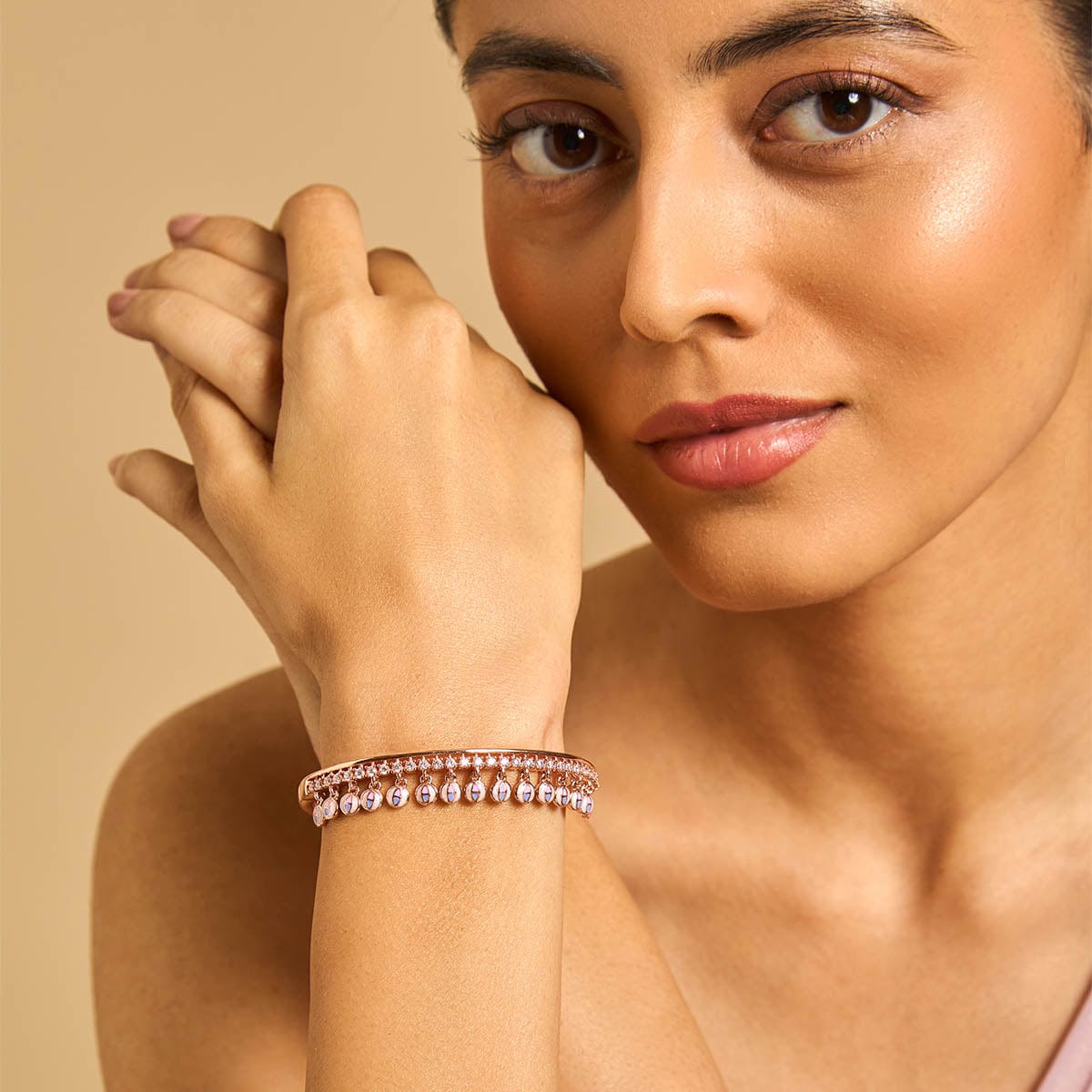 Meenakari Zircon Kada 170740